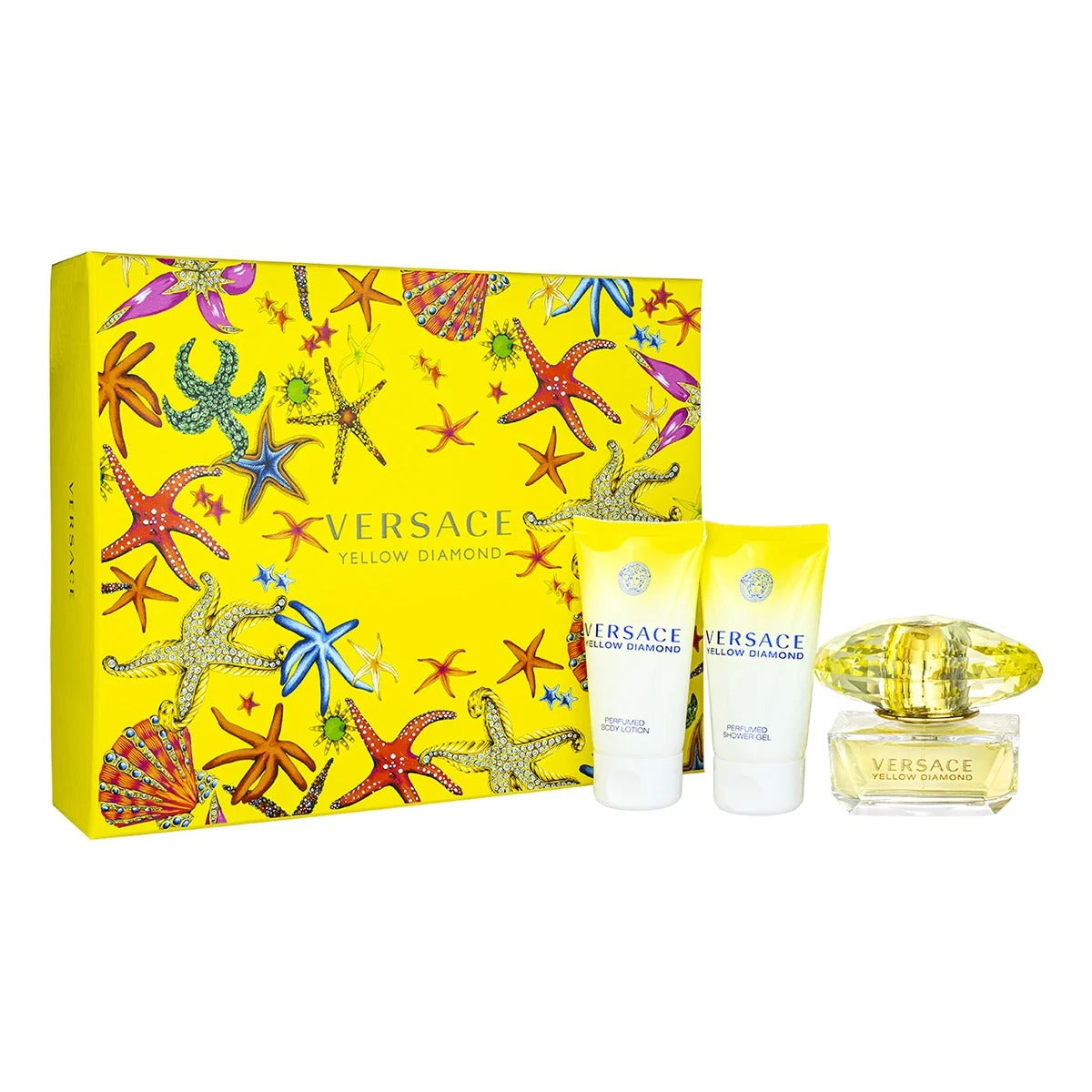 Buy Versace Yellow Diamond Edt 50Ml 3 Pcs Set - Discover Perfume | Best ...