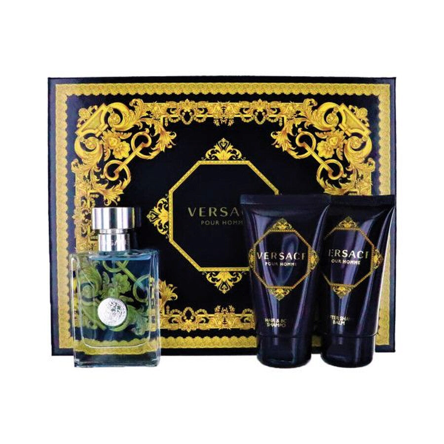 Buy Versace Pour Homme Eau de Toilette 50ml 3Pcs Set in Dubai | UAE ...